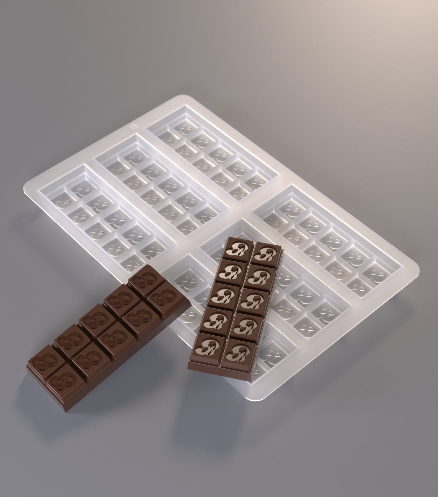 🍫 Chocolate Bar Silicone Mold - 6 Cavities – Create Custom Molds