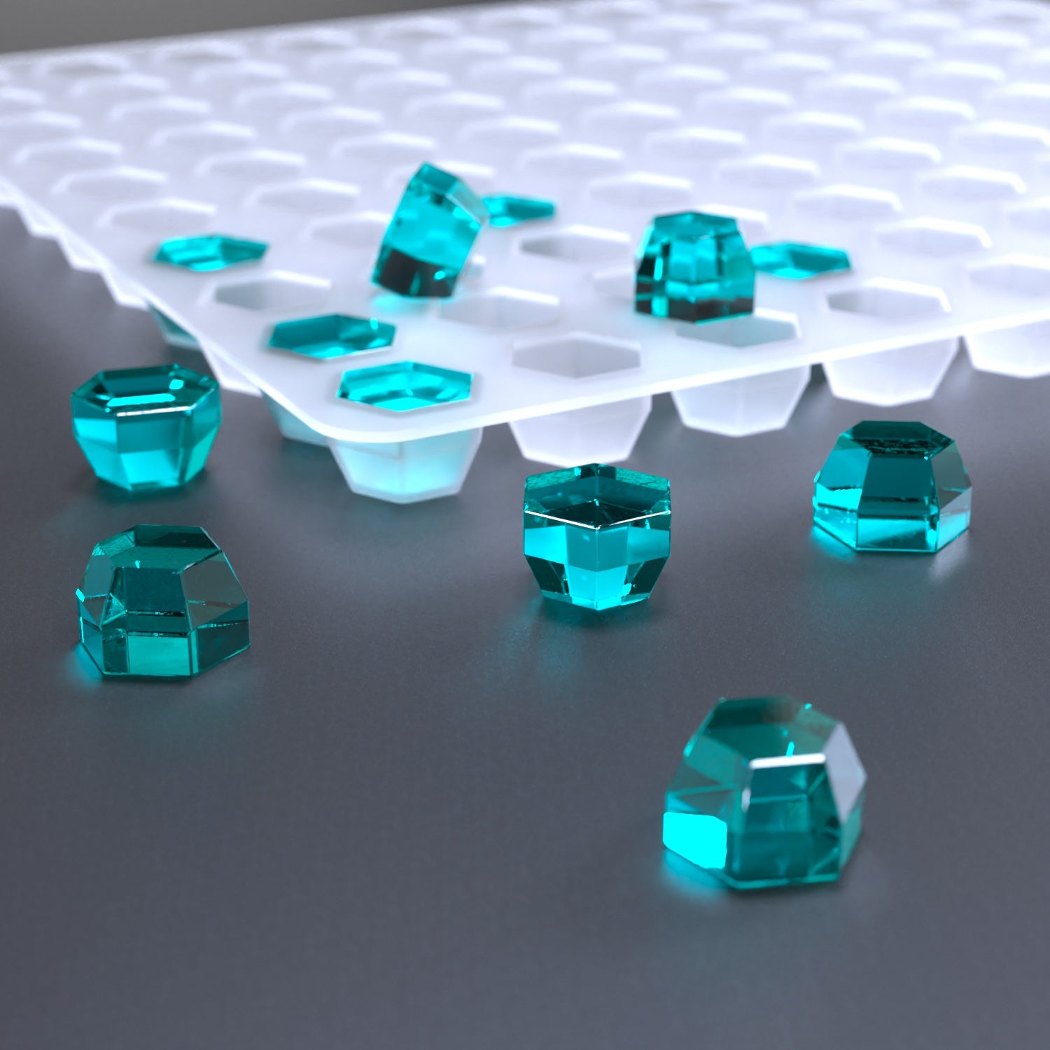 Premium Hexagonal Silicone Candy Mold – Create Custom Molds